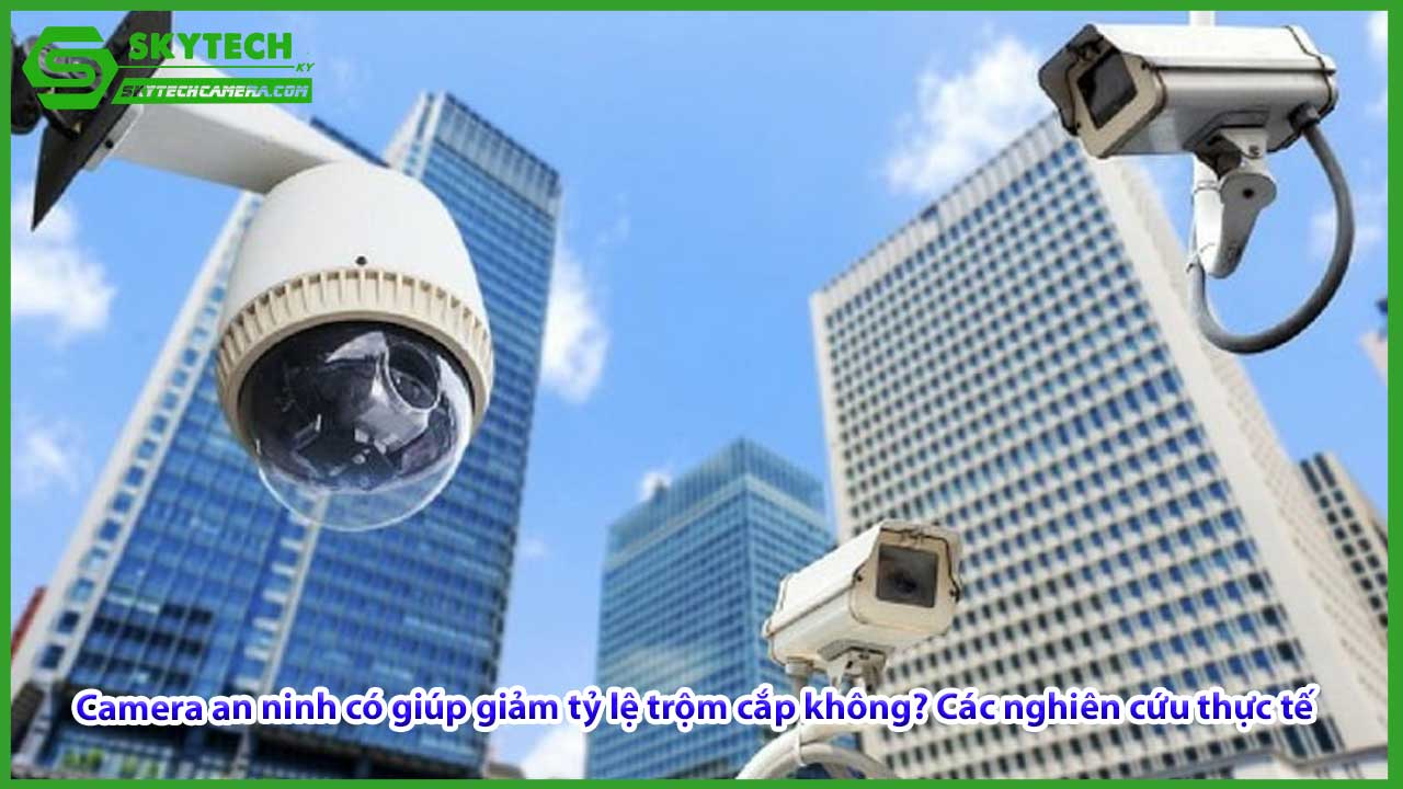 Camera có giúp giảm tỷ lệ trộm cắp không? Nghiên cứu thực tế